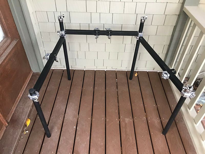 Pearl Three Sided Black Drum Rack with Clamps!! | Reverb