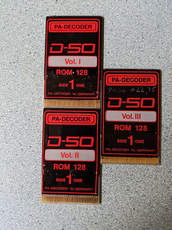 Roland PA DECODER D50 128 ROM DOUBLE SIDED | Reverb