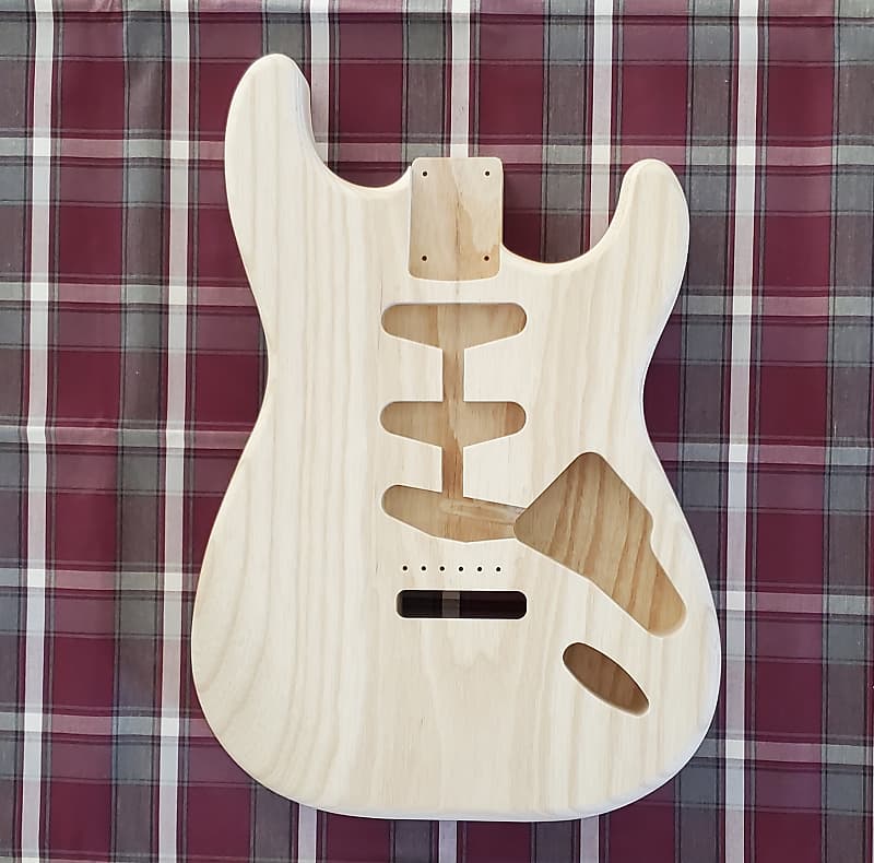 Woodtech Routing 1 pc. Swamp Ash Stratocaster Body - | Reverb