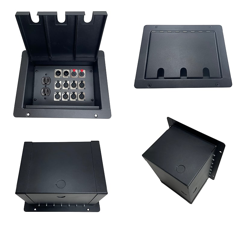 PROCRAFT FPPL-1DUP12X-BK Recessed Stage Pocket / Floor Box | Reverb