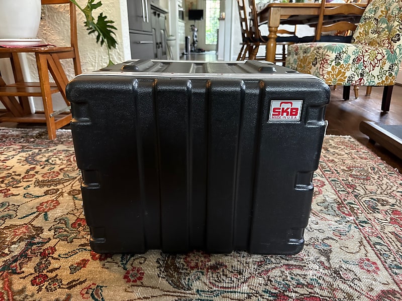 Skb 8 space rack case for effects power amp tube amp preamps | Reverb