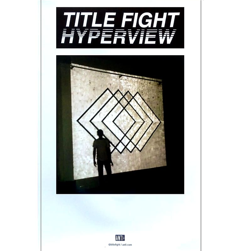 TITLE FIGHT Hyperview Ltd Ed New RARE Tour Poster! BAD | Reverb