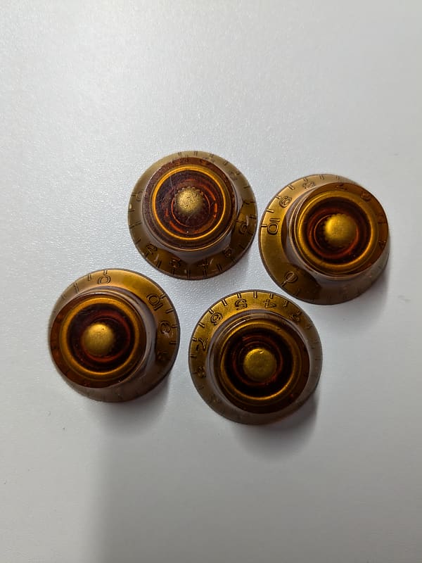 Amber Knobs - Free Shipping | Reverb