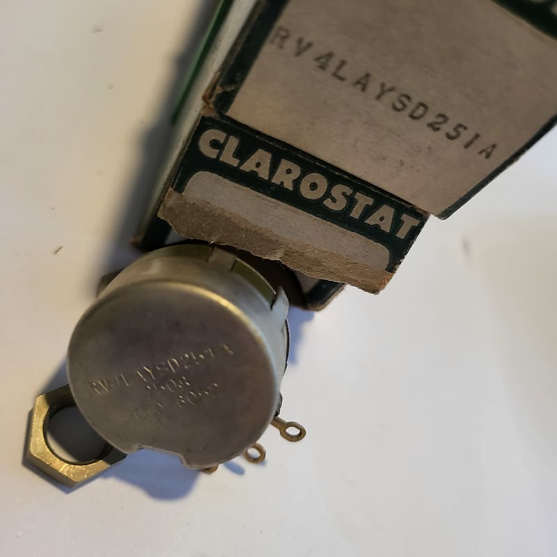 Clarostat RV4 LAYSD 251A 250K Potentiometer Vintage 1960s NOS | Reverb