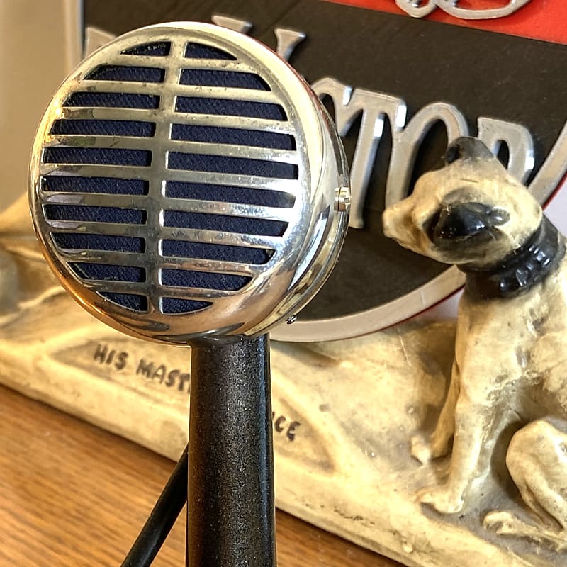 Vintage 1970's SHURE 520 Crystal Microphone, works w/handle, | Reverb