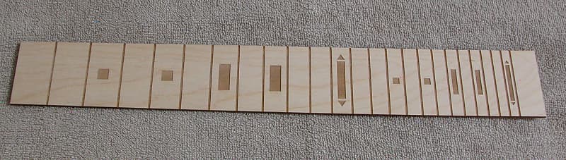 Slide Steel Lap Guitar Fretboard 22.5 Scale Etched | Reverb Canada