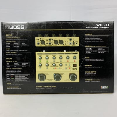 Boss VE-8 Acoustic Singer Pre-Amp | Reverb