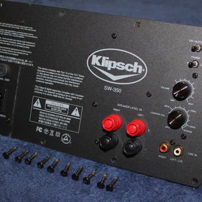 Klipsch SW-350 Subwoofer Amplifier Plate | Reverb
