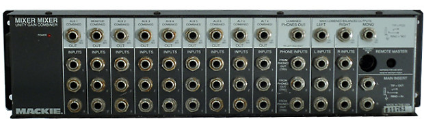 Mackie Mixer Mixer Unity Gain Combiner | Reverb