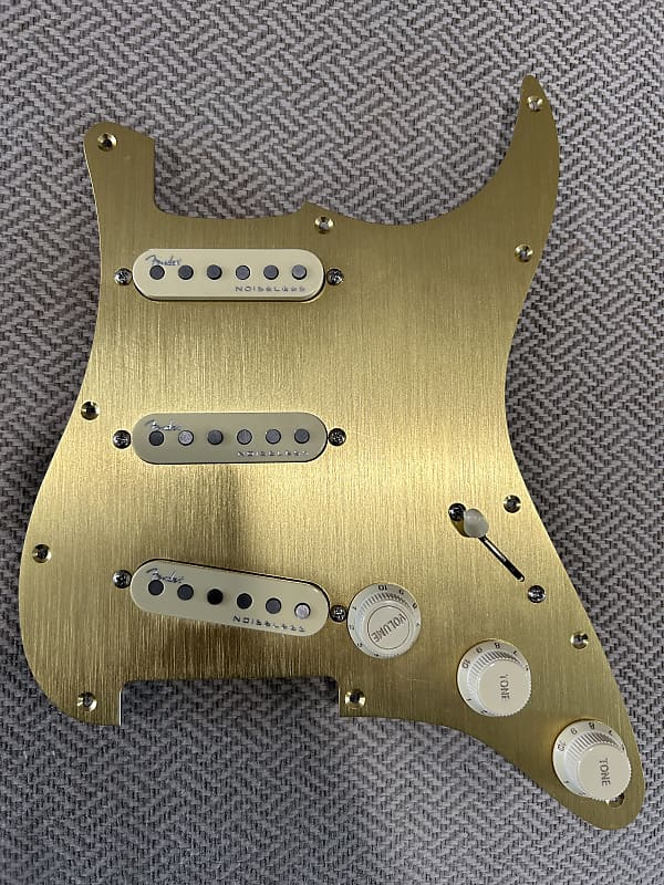 Fender American Ultra Stratocaster Loaded Metal Pickguard | Reverb