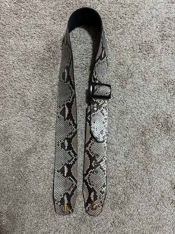 Jeri Hart Randy Rhoads Python Guitar Strap Randy Rhoads 2022 | Reverb