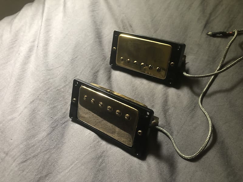 Maxon DRY 1982 PAF humbucker pickups 1982 Gold Greco Fuji-gen | Reverb
