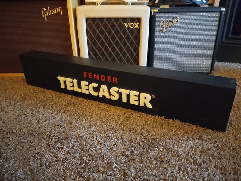 Fender Dealer Display Sign (Telecaster) | Reverb