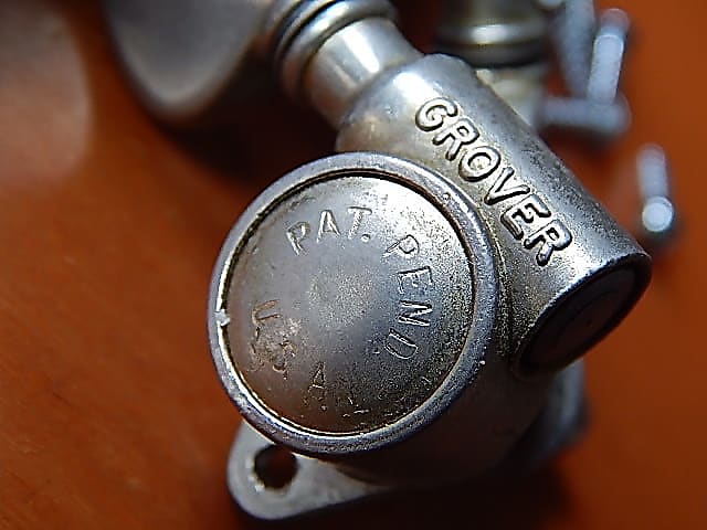 Vintage 1960's nickel Grover Pat. Pending Rotomatic guitar | Reverb