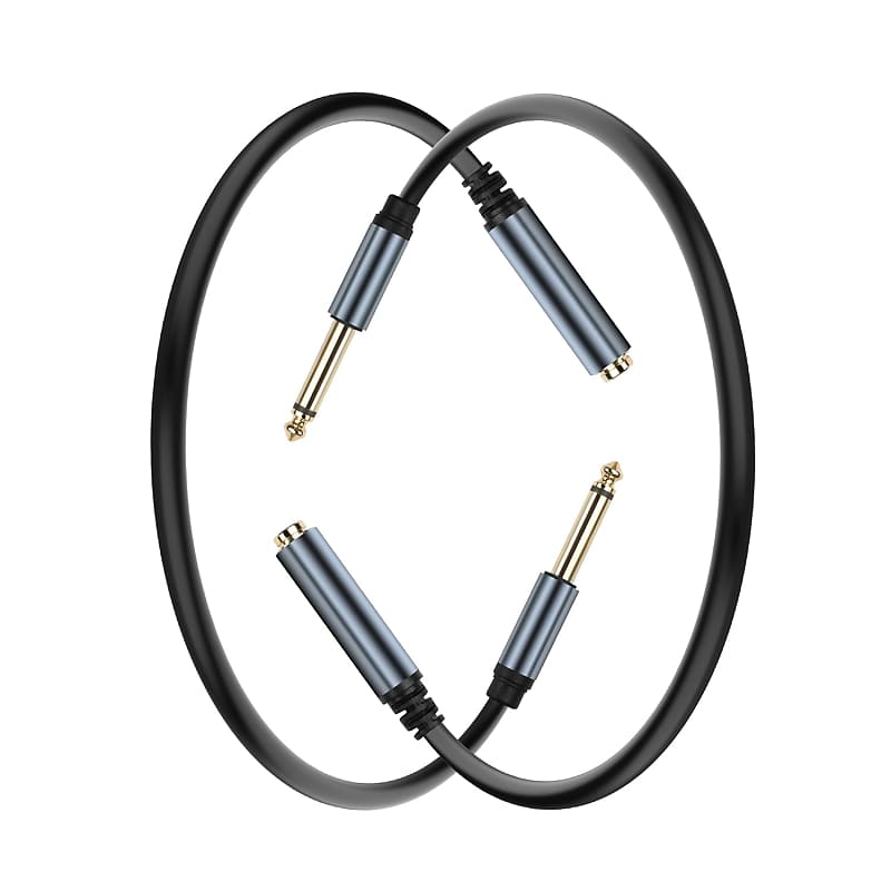 6.35Mm Mono Audio Cable 1/4 Inch Ts Mono Male To Female | Reverb