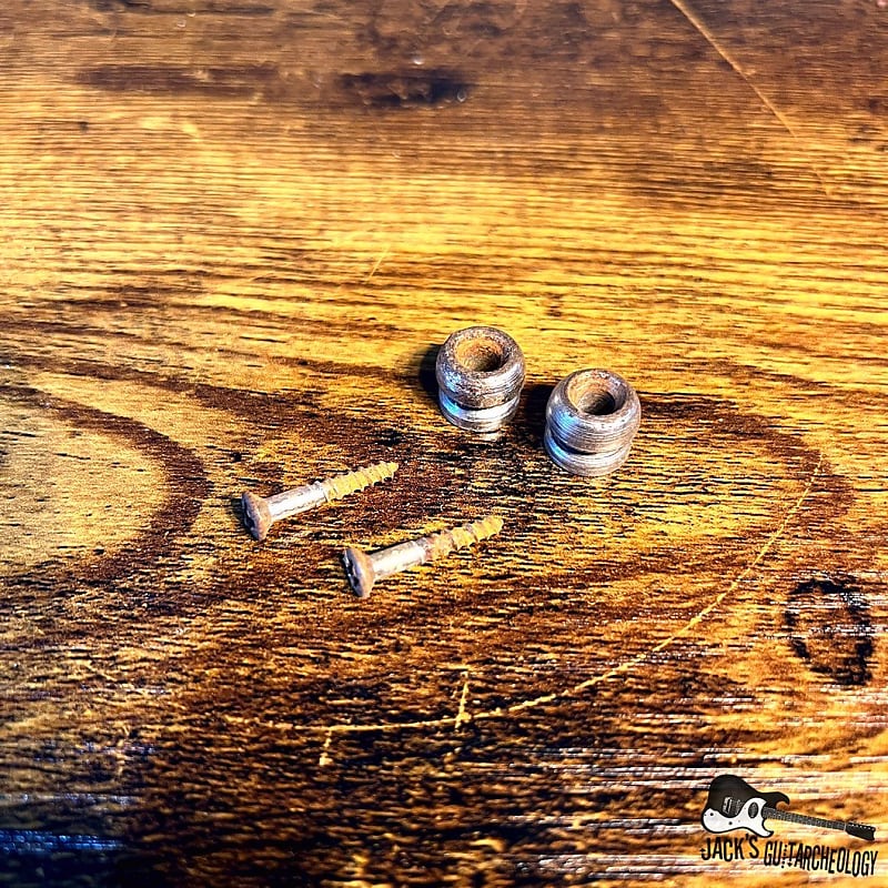 Teisco Bullet Strap Pins (1960s - Nickel) | Reverb