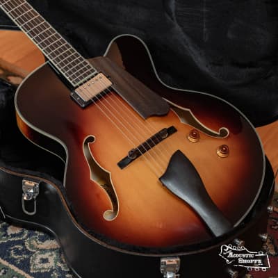 Eastman AR605CED-SB Arch Top Guitar with hard case | Reverb