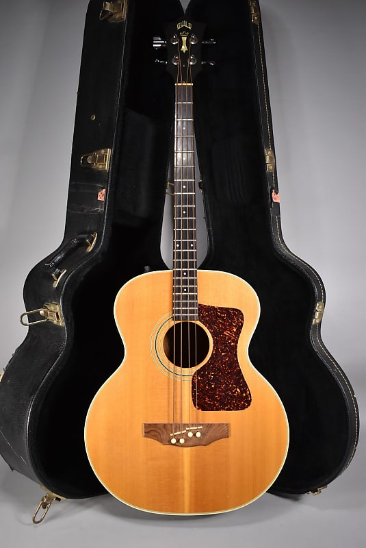 Guild B30-E Acoustic Electric Bass Natural Finish W/OHSC | Reverb