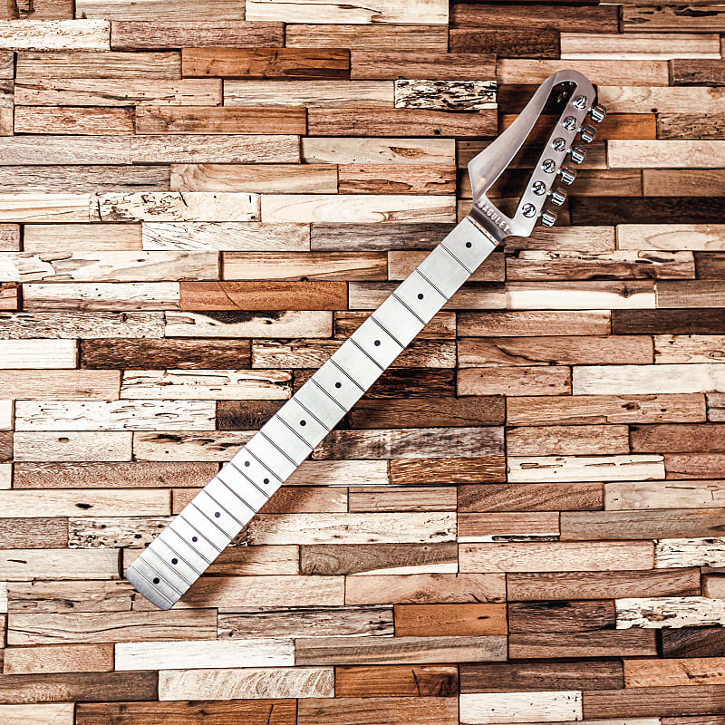 Bolt-On Neck 25.5" - brushed - dot inlays - reverse headstock | Reverb