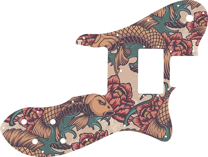 WD Custom Pickguard For Left Hand Fender 1972-1981 Vintage | Reverb