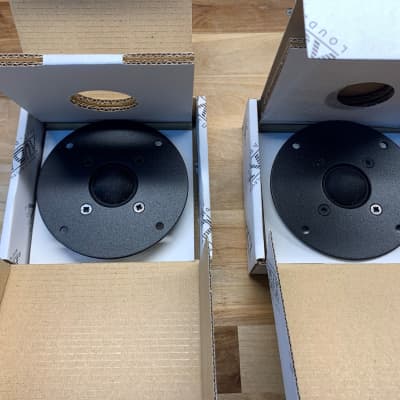 Audax TW025A2 Textile Dome Tweeter PAIR (4 ohm) - Black | Reverb