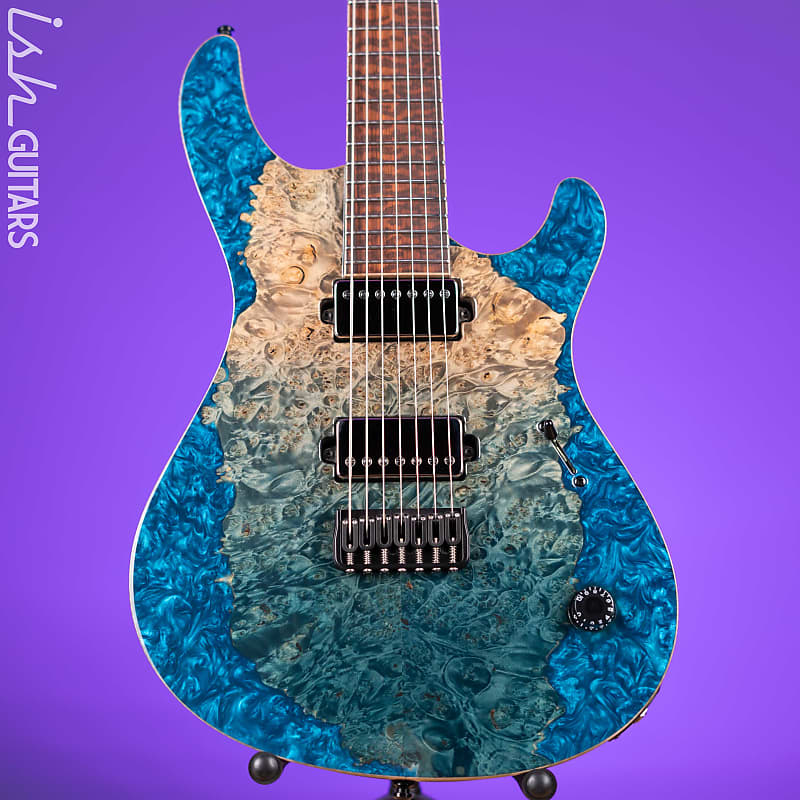 Mayones Regius 7 7-String 40th Anniversary Transparent Beach | Reverb