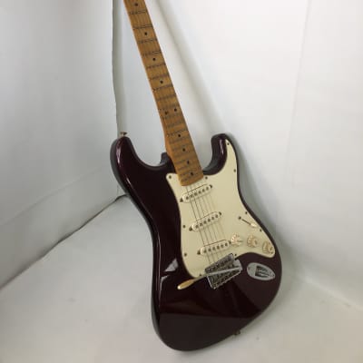 Fender Stratocaster Maroon Guitar | Reverb