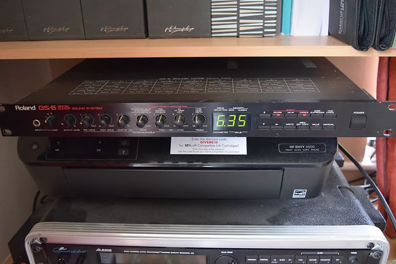 Roland GS-6 Late 80s / Early 90s - Black | Reverb