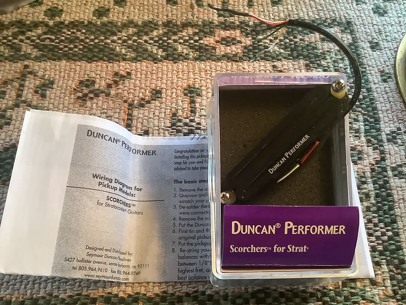 Seymour Duncan Performer Scorcher - Black | Reverb