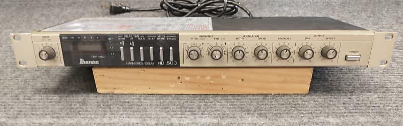 Ibanez HD1500 Harmonic/Delay Rack Effect Unit (AS IS - read | Reverb