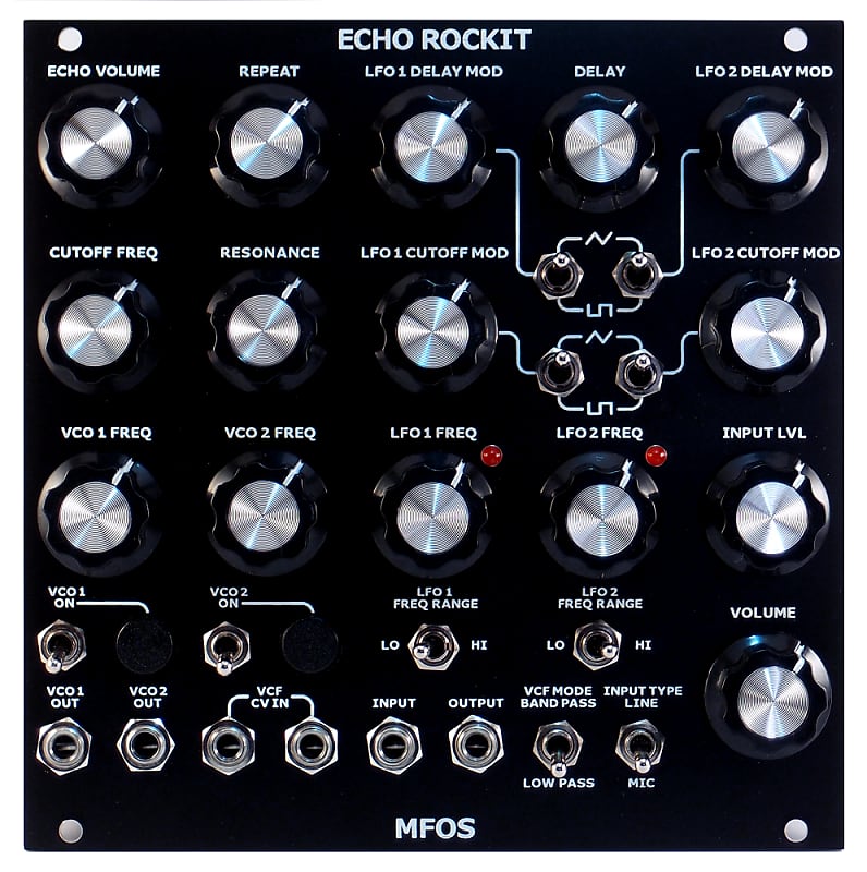 MFOS Echo Rockit (dual VCO/LFO, modified VCF). Eurorack. | Reverb