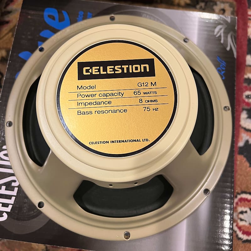 Celestion G12M-65 12" Creamback 65W 8 Ohm Speaker | Reverb