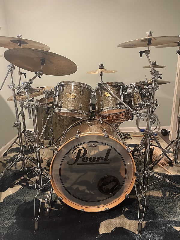 Pearl Masters studio 2006 - Bronze glass glitter | Reverb