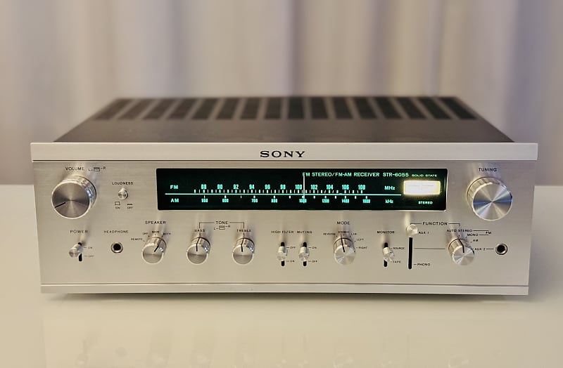 Vintage Sony 🔥 STR-6055 🔥 AM/FM Stereo Receiver - Serviced + | Reverb