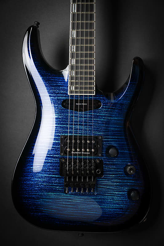 ESP Custom Shop Horizon-I Glitter Storm Blue (E0530231) | Reverb
