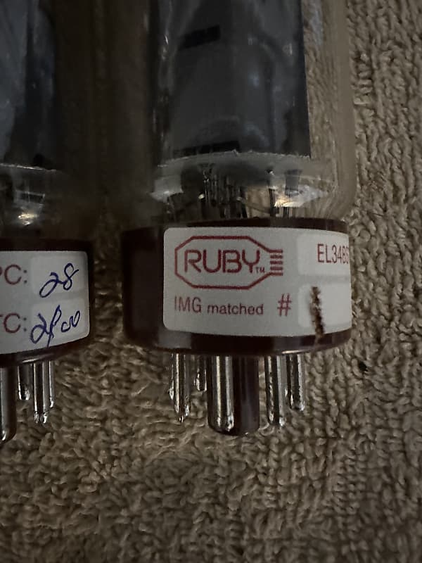 Ruby EL34STR matched quad | Reverb
