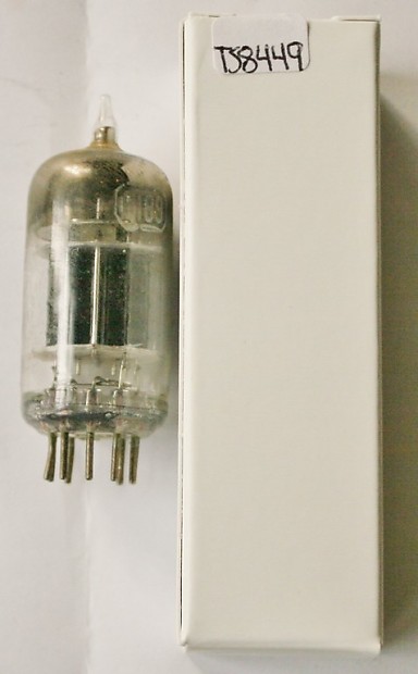 RCA 6189 [Mil Spec 12AU7] USA Black Plate 3 Mica S-Rods | Reverb UK