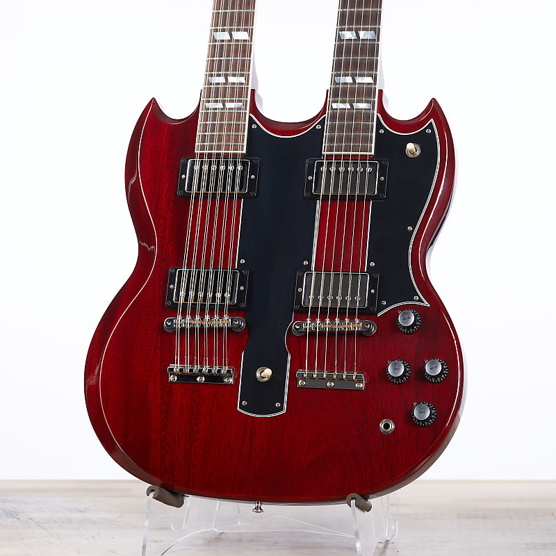 Gibson EDS-1275 Double Neck, Cherry Red | Custom Shop Demo | Reverb