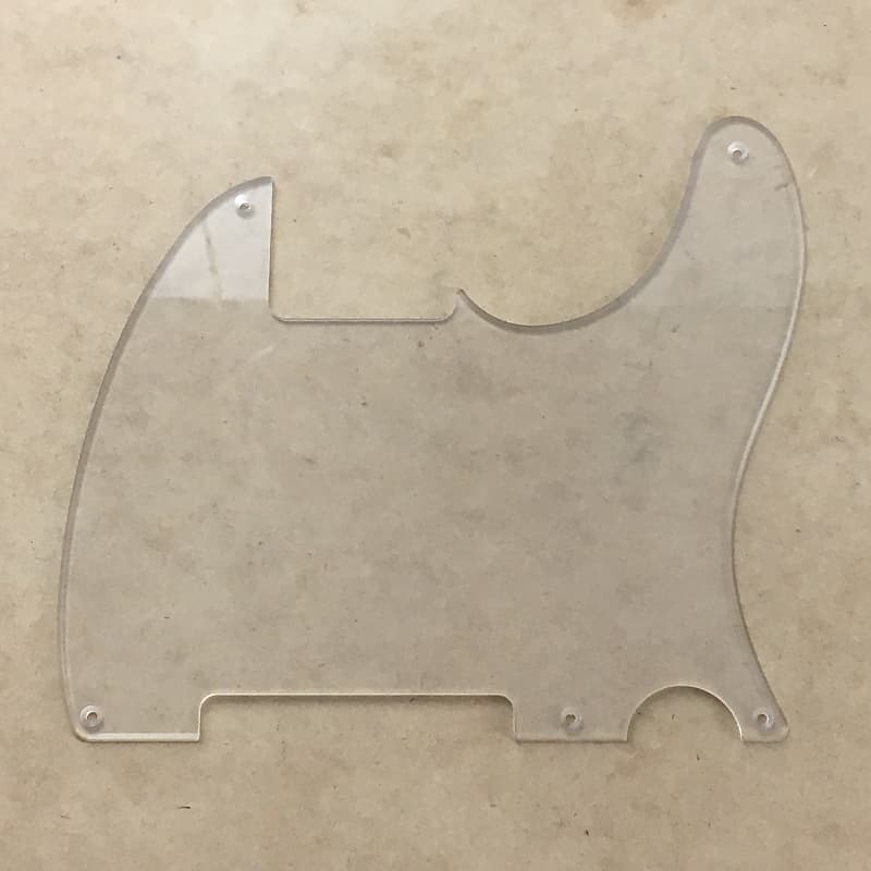 Vintage Spec Clear Tele Pickguard For Fender USA Guitar | Reverb