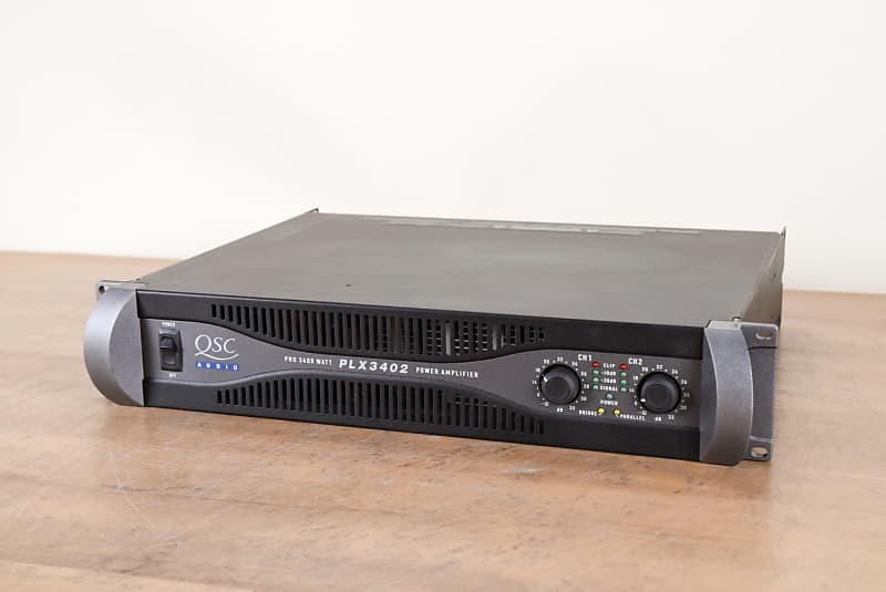 QSC PLX3402 Two-Channel Power Amplifier (church owned) | Reverb
