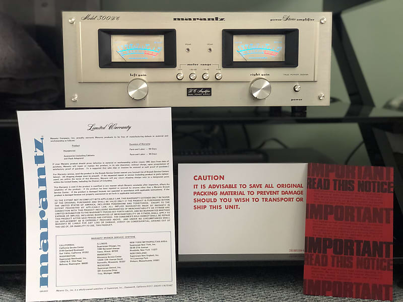 Marantz Model 300Dc 152-Watt Stereo Solid-State Power | Reverb