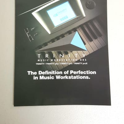 Korg Trinity Keyboard Series - Original Brochure | Reverb