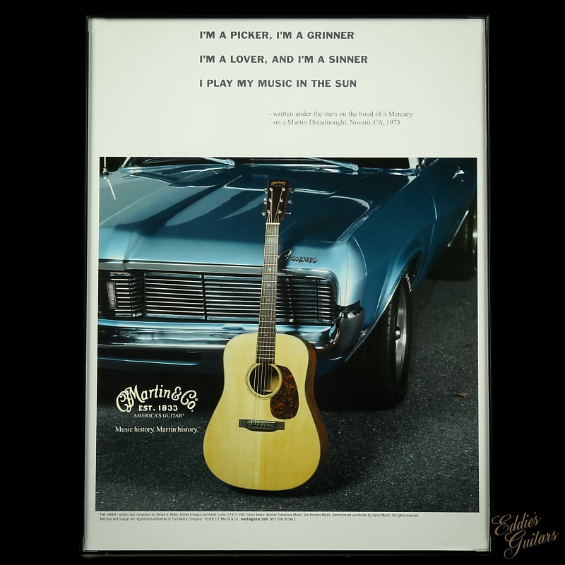 Martin Mini Framed Poster | Reverb