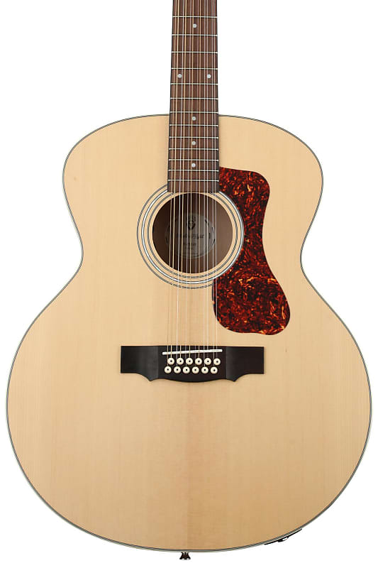 Guild F-2512E Maple 12-String Acoustic-Electric Guitar - | Reverb