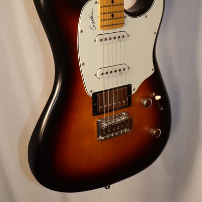 Godin Session HSS Sunburst Satin Finish Maple Neck electric | Reverb