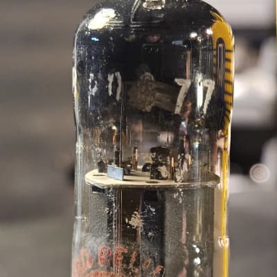 Philips E80CC 6085 - Pinched Waist, Foil Disc Getter, Copper | Reverb