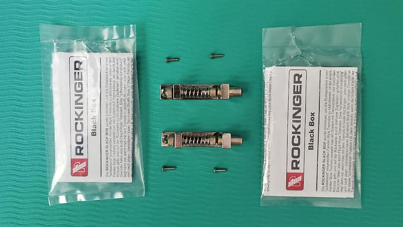 2 (pack of two) Rockinger Black Box trem tremolo stabilizer | Reverb