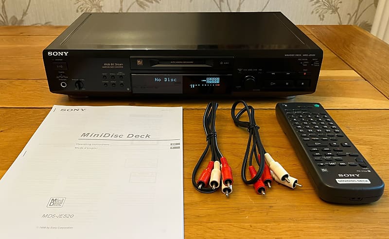 Sony MDS-JE520 Mini Disc Player Recorder (Delta-Sigma DAC) + | Reverb