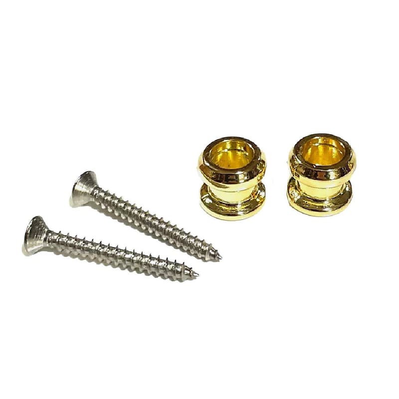 Allparts AP-0682-002 Gold Strap Buttons | Reverb