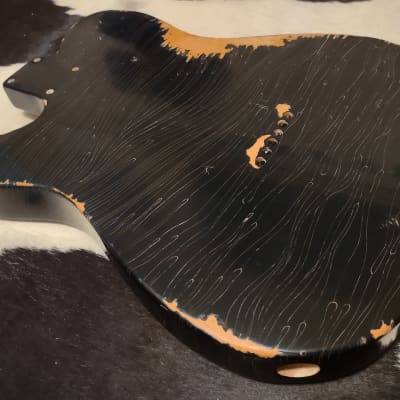 2012 Fender FSR Black Paisley Telecaster BODY w/Pickguard & | Reverb